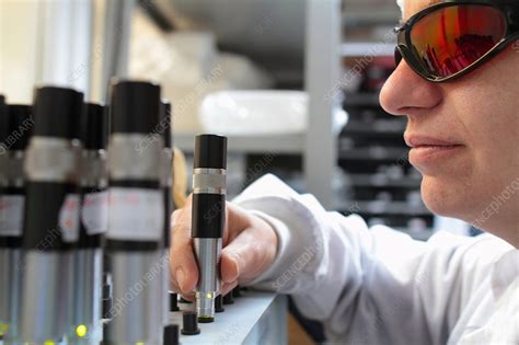 Scientist In Laser Laboratory Stock Image F0101219 Science Photo