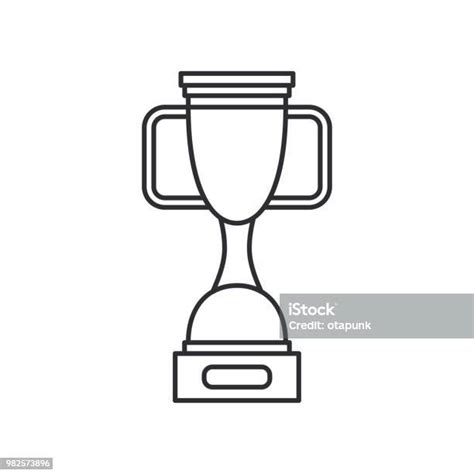 선 벡터 스포츠 그릇 우승 컵 상 아이콘 스포츠 장비 성공 상징입니다 체육 대회입니다 우승 보상 승리 트로피입니다 레트로 스타일 일러스트 레이 션 및 디자인 벽지에 대 한