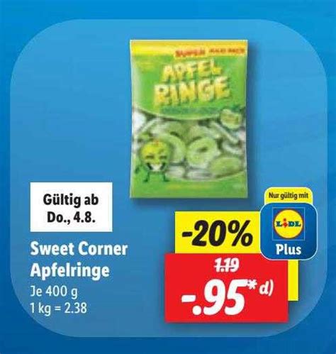 Sweet Corner Apfelringe Angebot Bei Lidl Prospekte De