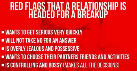 10 Red Flags That A Relationship Is Headed For A Breakup Gotta Do The Right Thing