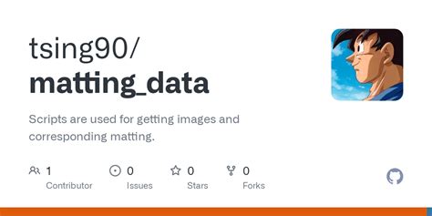 Github Tsing90mattingdata Scripts Are Used For Getting Images And