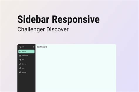 Sidebar Responsive 📊 Figma