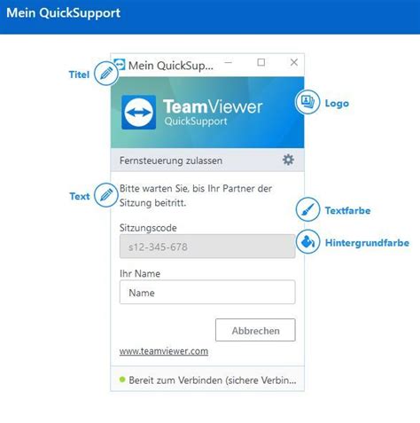 trouble setting up new quick support module teamviewer support