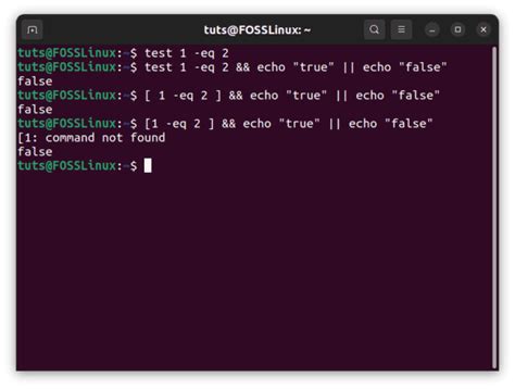Bash Test Command Explained With Examples Foss Linux