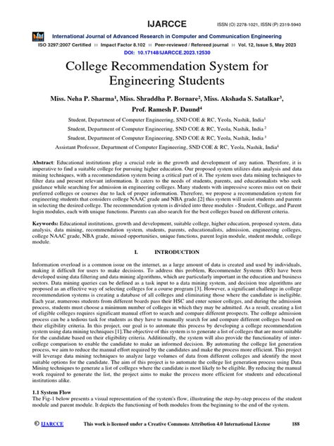 Ijarcce 2023 12530 Pdf Accuracy And Precision Data Mining