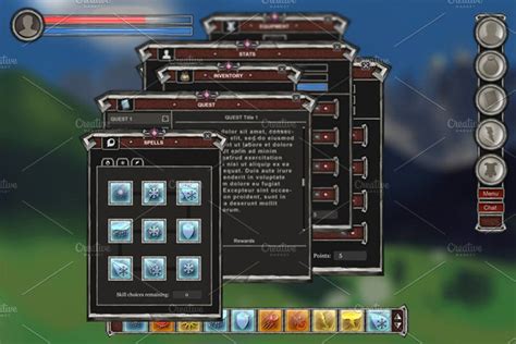 RPG Game UI Set HD Rpg Rpg Games Game Ui