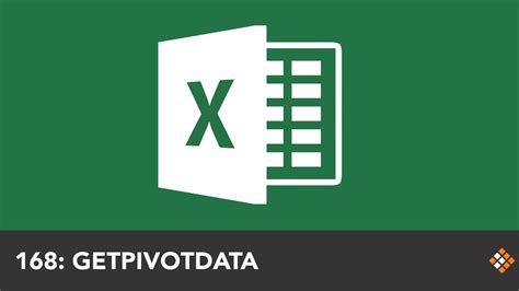 Using The Getpivotdata Function To Build An Excel Dashboard Everyday