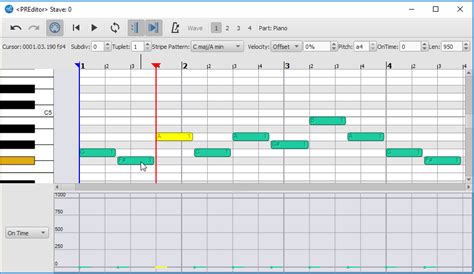 piano roll editor musescore