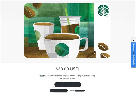 Starbucks Et Card T Cards