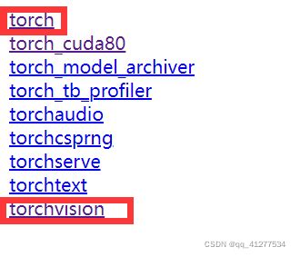 pytorch torchvision pip本地安装 可快速安装 pip install torch torchvision torchaudio CSDN博客