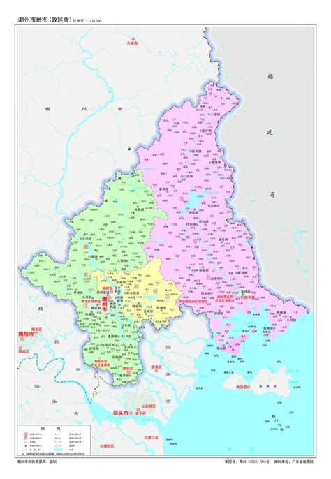 潮州市首版标准地图正式发布附超清大图 新浪财经 新浪网