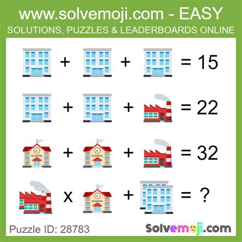 Solvemoji Emoji Math Puzzle 27969 Maths Puzzles Emoji Math Math