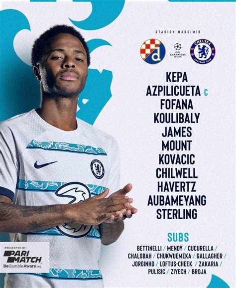 360体育 切尔西欧冠首发：奥巴梅扬首秀 凯帕、斯特林、福法纳出战