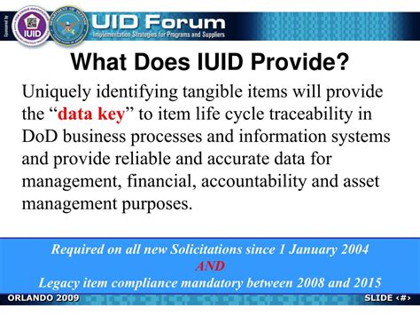 Ppt Item Unique Identification Iuid Basics Tutorial 101 Powerpoint Presentation Id 647028