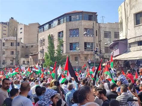 مسيرات ووقفات تضامنية مع غزة تعم محافظات المملكة شاهد