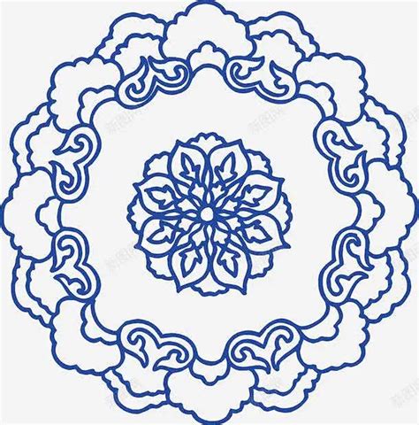 青花瓷花纹矢量图 元素 免抠png 设计图片 免费下载 页面网页 平面电商 创意素材 花瓣网