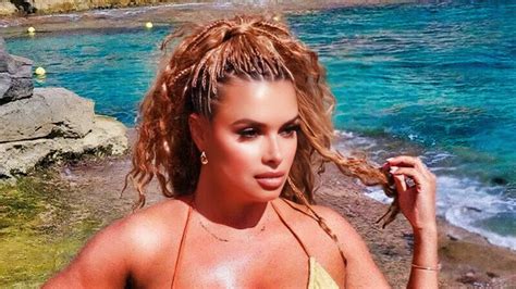 Joy Taylor Is Living The Life As She Goes Braless And Shows Off Her Tan