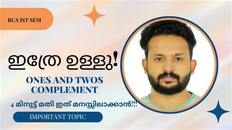 Computer Fundamentals And Html 1s Complement And 2s Complement