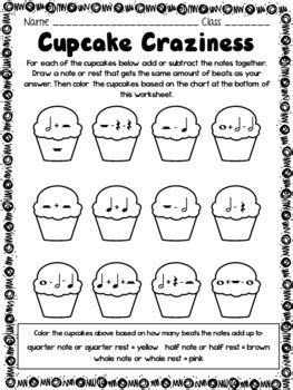 Whole Notes And Whole Rests Worksheets TPT