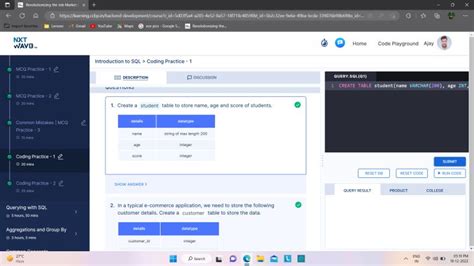 100daysofcodechallenge Day77 Nxtwaveteam Nxtwave Ccbpian Sqlite Sql Ajay Devra