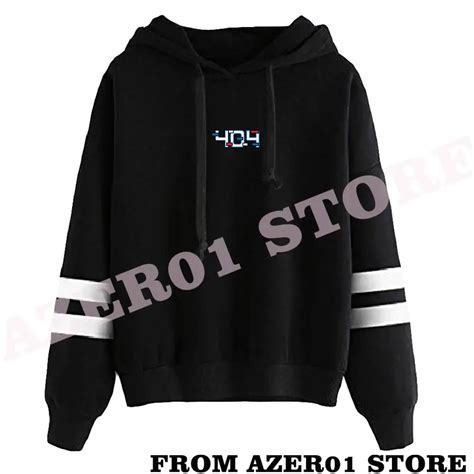 Georgenotfound George 404 Glitch Merch Hoodies Winter Streetwear Men Women Sweatshirt Long