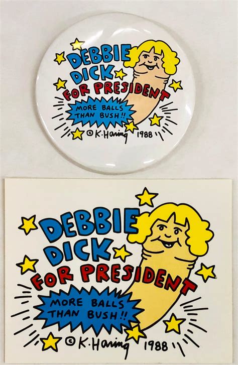 Keith Haring Debbie Dick Keith Haring Safe Sex At 1stdibs Dick Sex