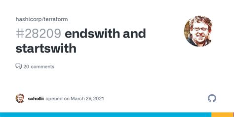 Endswith And Startswith Issue Hashicorp Terraform Github