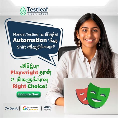 Testleaf Qaprofessionals Automationtesting Playwrightskills… Testleaf Software Solutions