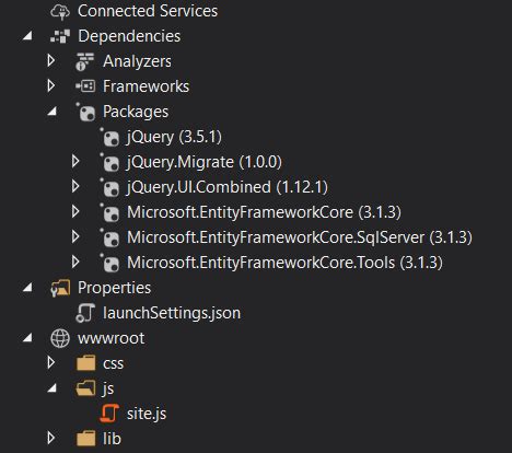 Asp Net Mvc How To Use JQuery Installed From NuGet Package Visual
