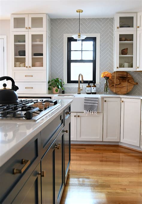 Herringbone Backsplash Home Design Ideas Pictures