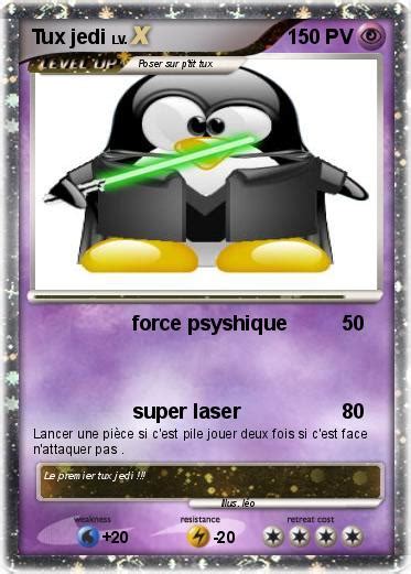 Pokémon Tux Jedi Force Psyshique Ma Carte Pokémon