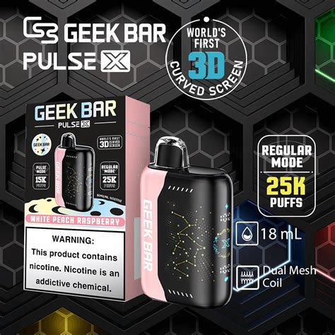 Geek Bar Pulse X 25k 25000 Puffs Vape Pen Desechable 5 Nicotina 15