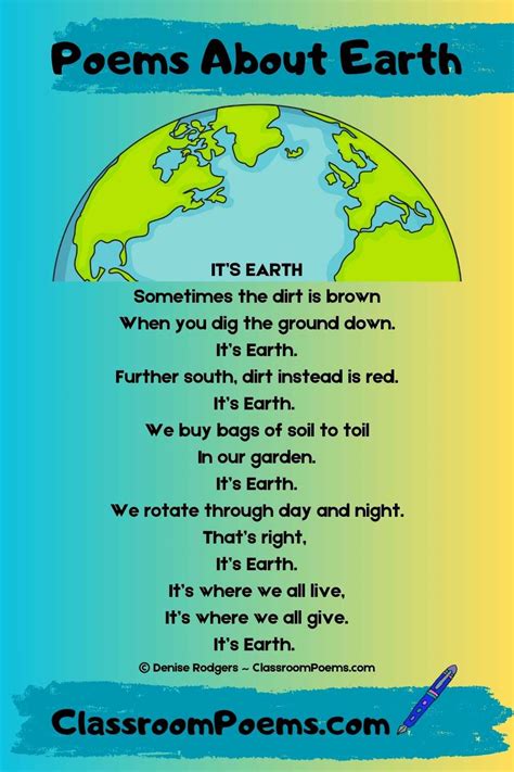 Earth Acrostic Poem Exles Words In English