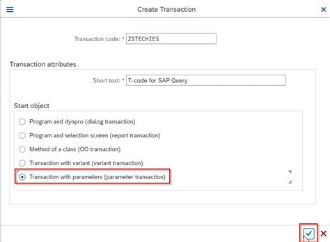 How To Create T Code For SAP Query