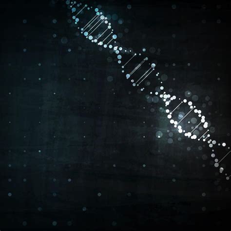 Premium Vector Futuristic Dna Illustration