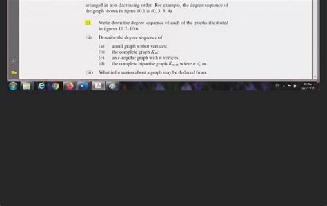Solved Arranged In Non Decreasing Order For Example The