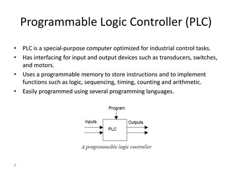 Ppt Lecture 6 Programmable Logic Controllers Powerpoint Presentation