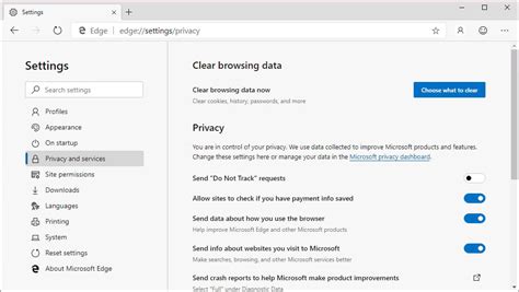 Microsoft Edge To Make It Easier To Clear Your Browsing Data