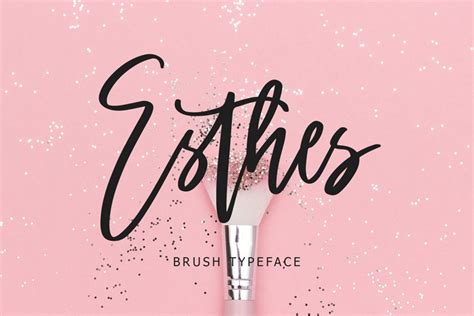 esthes brush script typeface