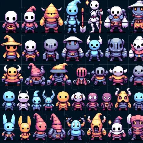 Fantasy Enemy Sprites For Game Design Dall·e Prompt Promptbase