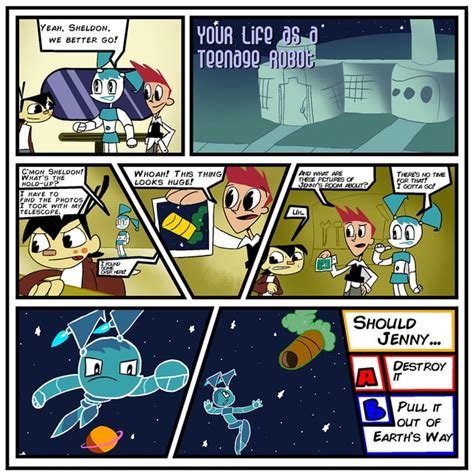 Your Life As A Teenage Robot Comic By Mick Angelkittlyncher R