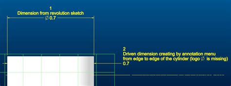 Solved Help For Creating An Annotation Driven Dimension Ptc