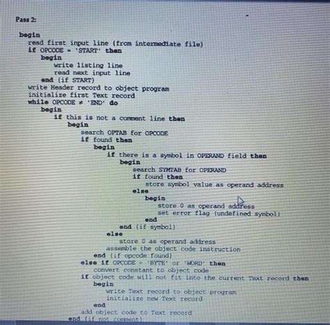 Solved Pase 1 Begin Read First Input Line 12 Opcode Start