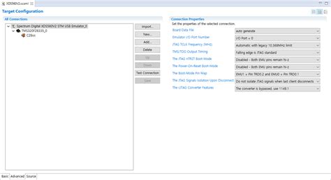 Tms320f28335 What Part Of The Target Configuration Should I Modify To