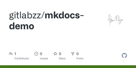 Github Gitlabzz Mkdocs Demo