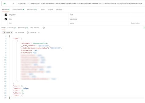 Fusion Oracle Fusion REST API To Update Invoices Descriptive Flexfields