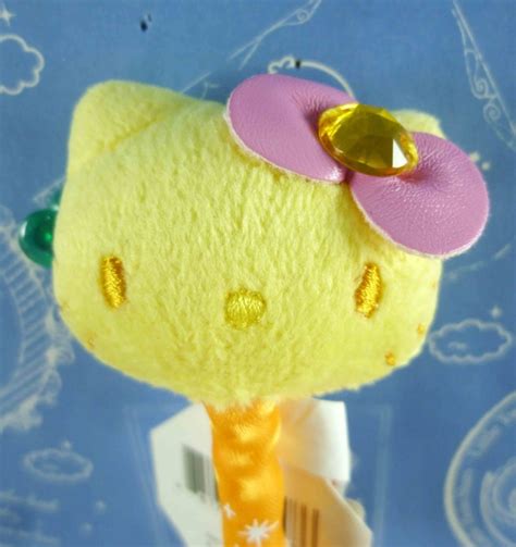 【震撼精品百貨】hello Kitty 凱蒂貓~kitty絨毛原子筆 黃色 原子筆 中性筆 Yahoo奇摩購物中心