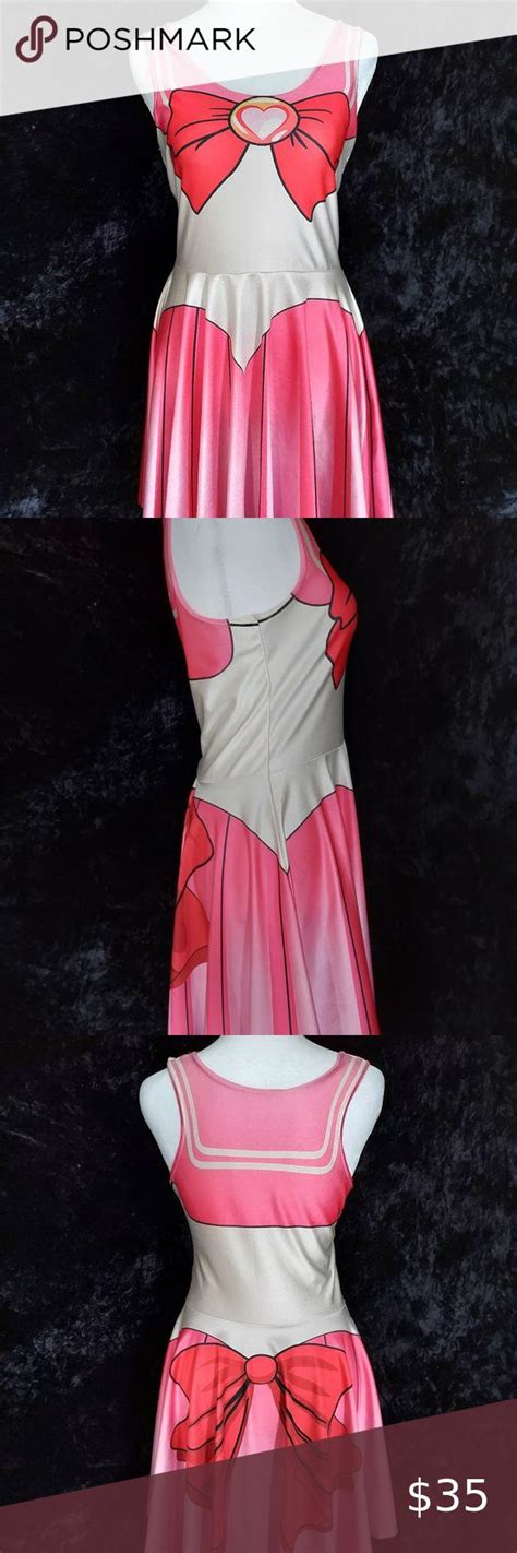 Sailor Moon Chibi Moon Chibiusa Spandex Dress For Casual Costume Cosplay Chibi Moon