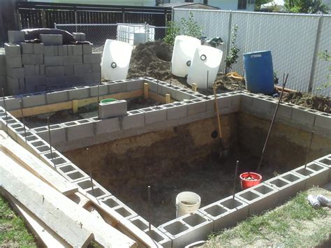 Cinder Block Pond Walls All In The Ground Page 3