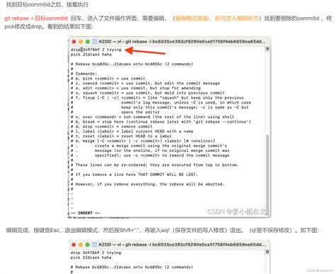 删除某次git的提交 git 删除某次提交 csdn博客
